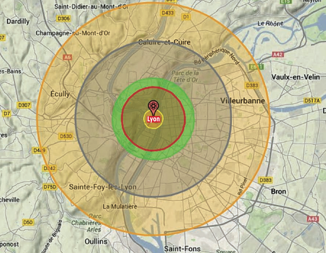 Le scénario catastrophe d’une explosion nucléaire à Lyon - Lyon Capitale