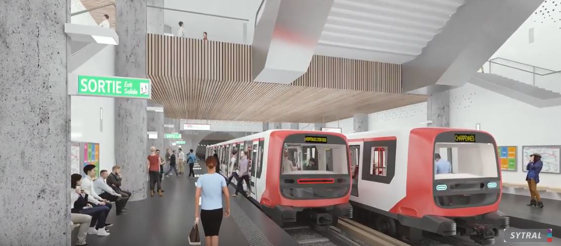 Lyon : découvrez le prolongement du métro B en vidéo - Lyon Capitale