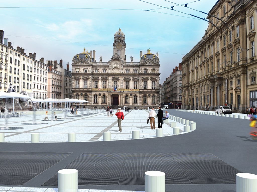 Lyon : la place des Terreaux prête pour la Fête des Lumières ? - Lyon ...