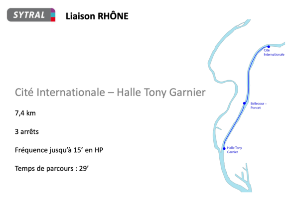 Lyon : des bateaux TCL entre Vaise, Confluence et Cité internationale ...