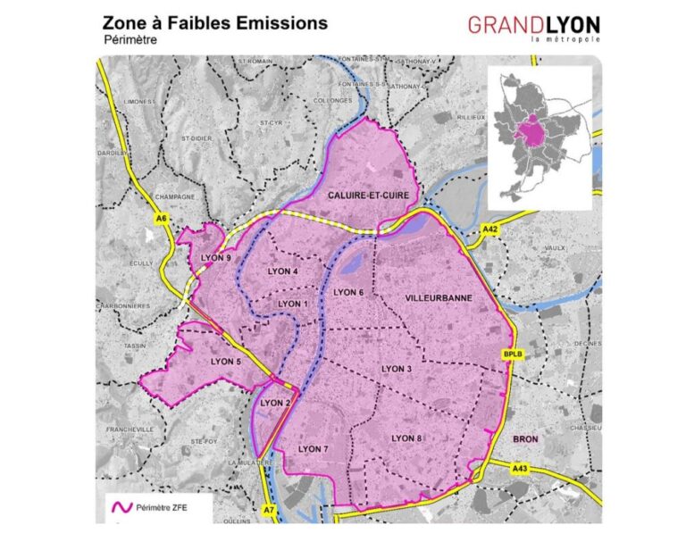 Pollution à Lyon : dès le 1e janvier 2021, les véhicules professionnels ...