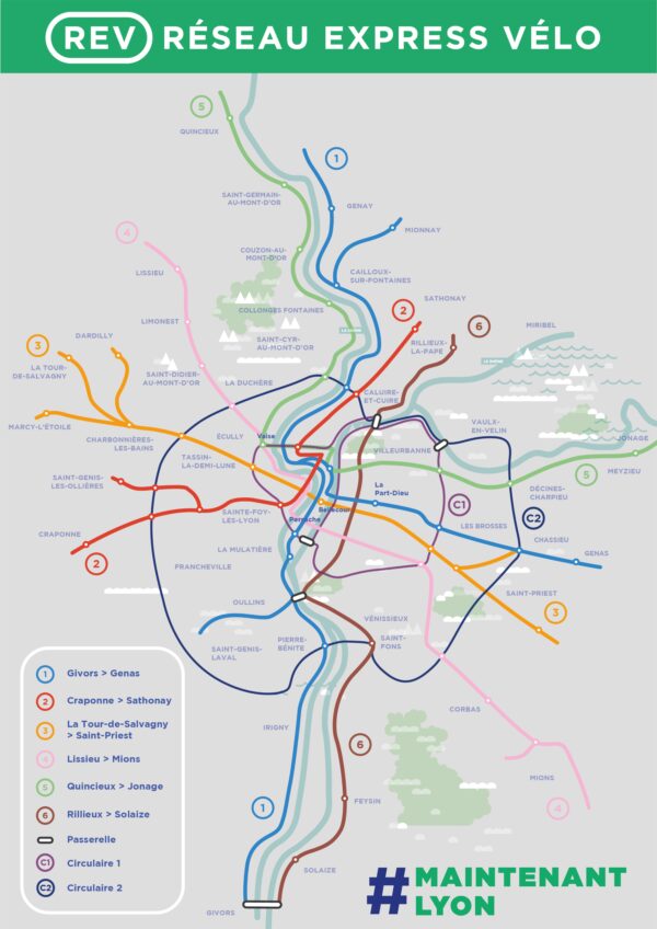 Lyon : les écologistes veulent révolutionner les déplacements vélos à ...