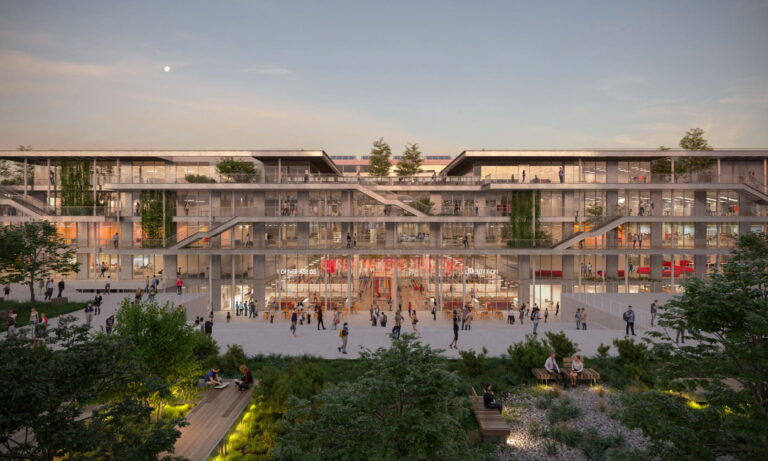 Début des travaux pour l'EM Lyon sur le nouveau campus de Gerland ...