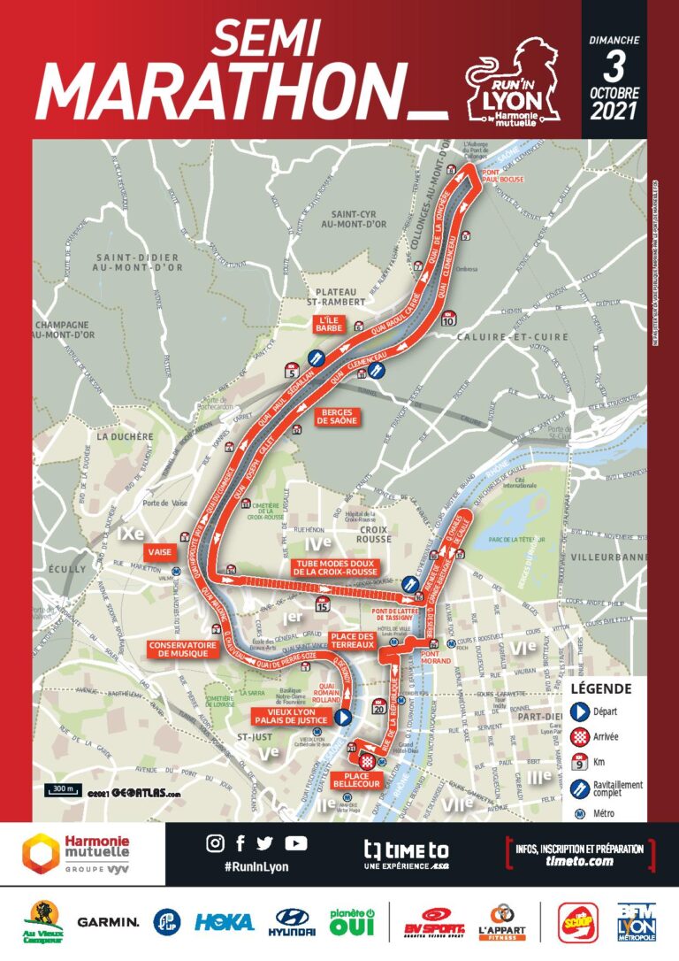 Run In Lyon : découvrez le parcours ! - Lyon Capitale