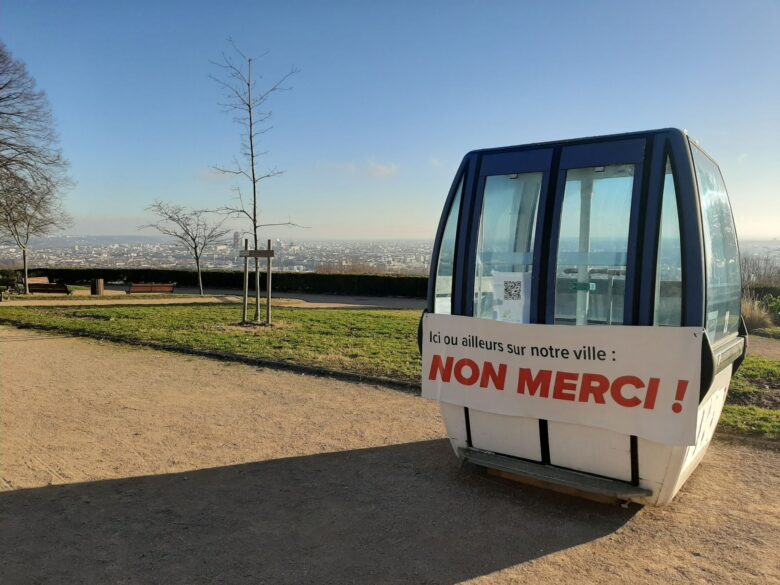 Projet de téléphérique entre Francheville et Lyon : une télécabine ...