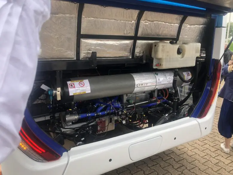 The First Hydrogen Retrofit Bus In France Presented In Lyon By The ...