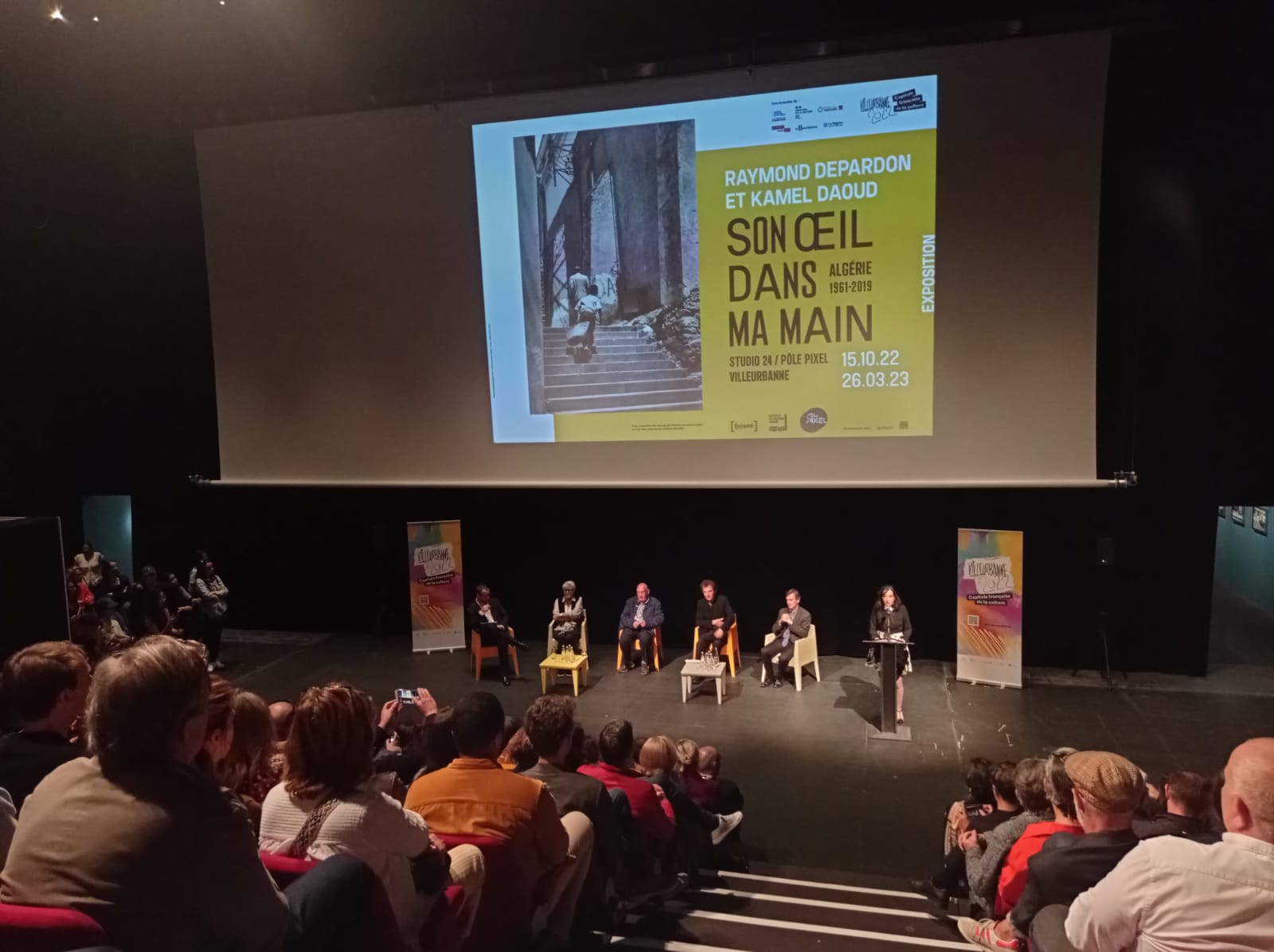 À Villeurbanne, l'oeil de Raymond Depardon dans la main de Kamel Daoud ...