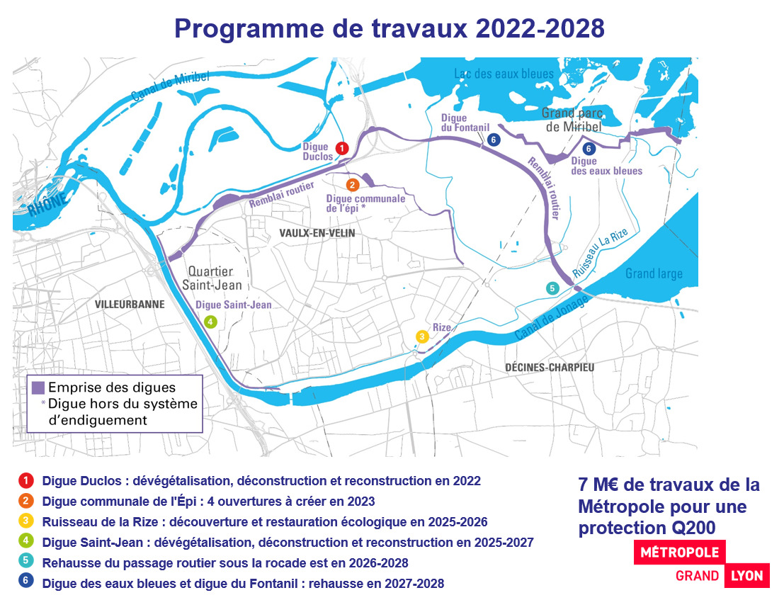 La Métropole de Lyon investit 7 millions d'euros pour se protéger des ...