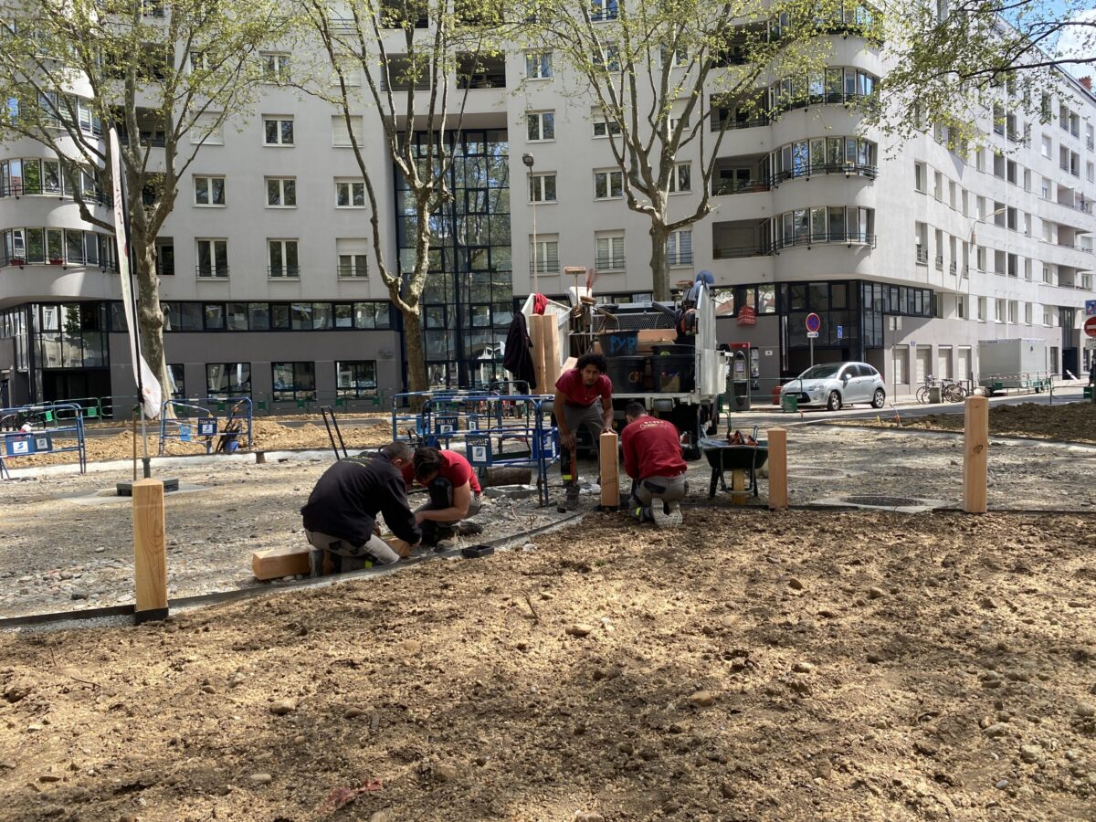 Un nouvel îlot de fraîcheur dans le quartier Danton à Lyon