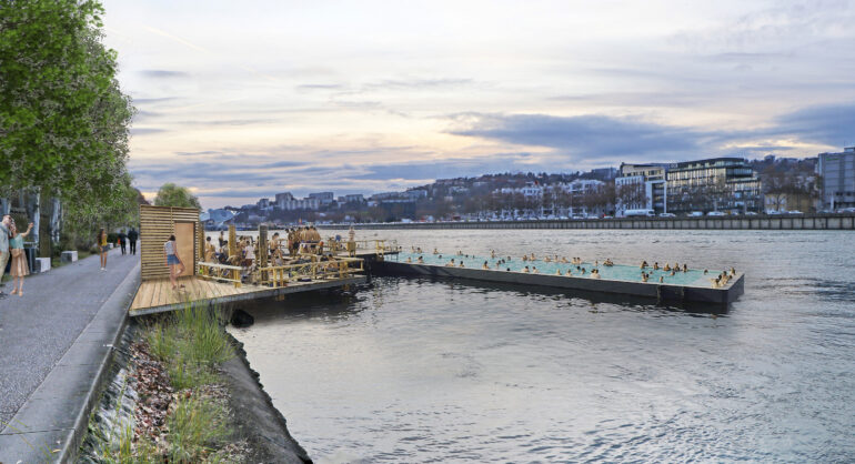 Une étude à Lyon pour la baignade dans le Rhône et la Saône