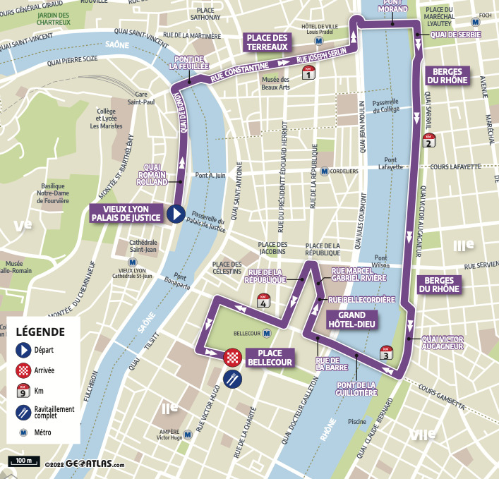 Les quatre parcours du Run in Lyon dévoilés