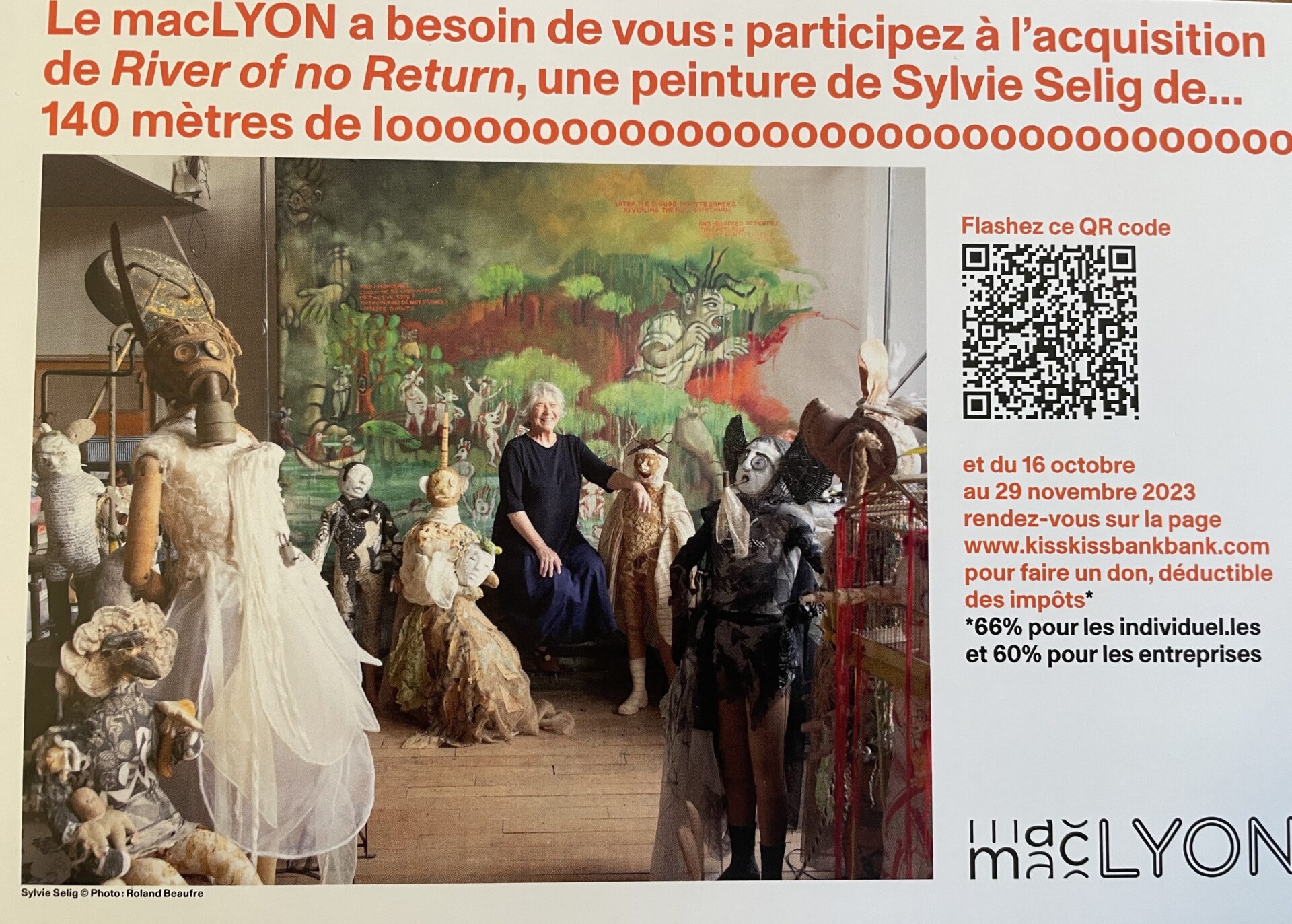 Le macLyon lance un appel aux dons pour acquérir une oeuvre monumentale