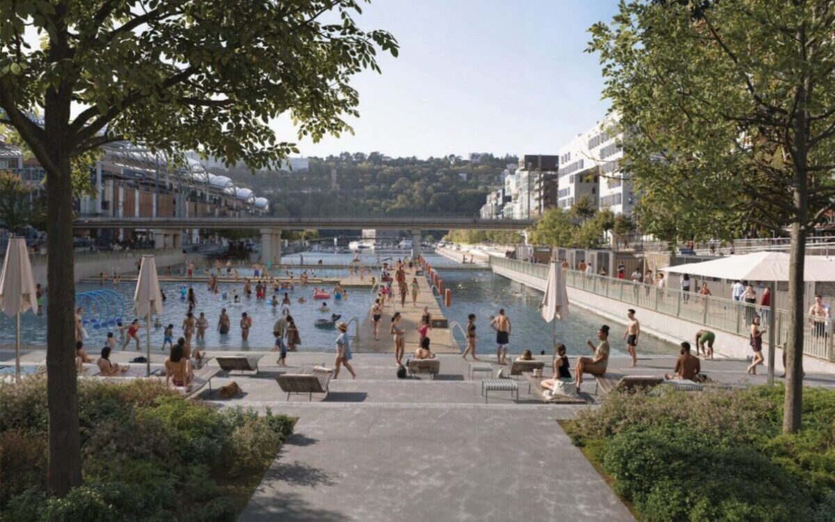 Lyon : un nouveau lieu de baignade urbaine prévu dans la darse de ...